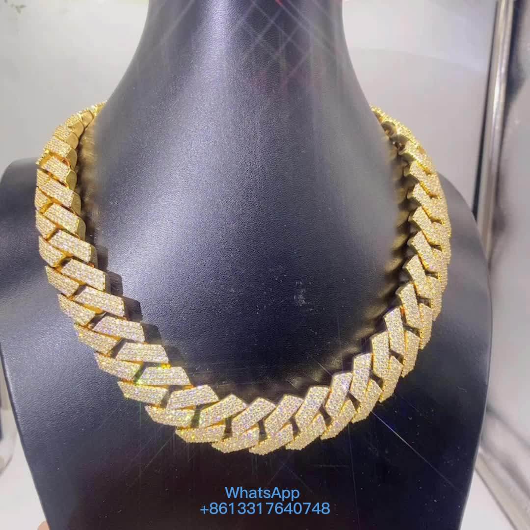 Luxury Custom Buss Down Iced Out Moissanite Diamond Pendant Necklace ...