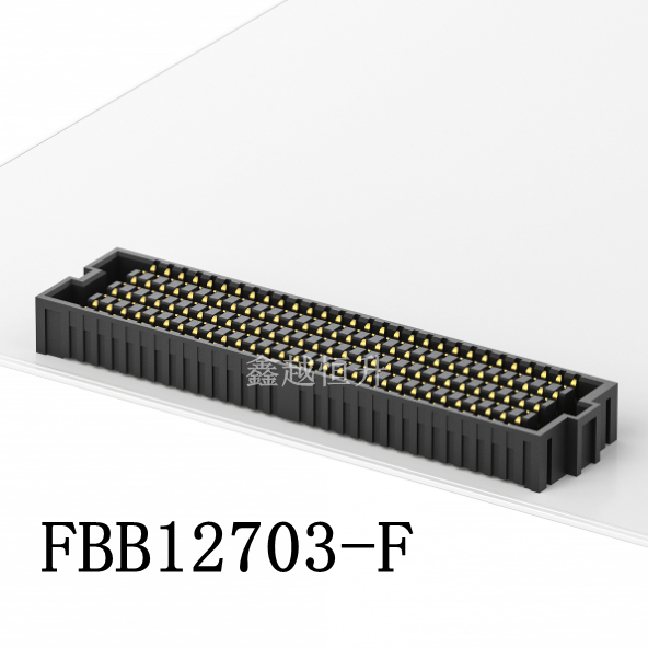 TXGA FBB12703-F320S3003BKMH51 1.27mm母320位垂直180度表面贴装