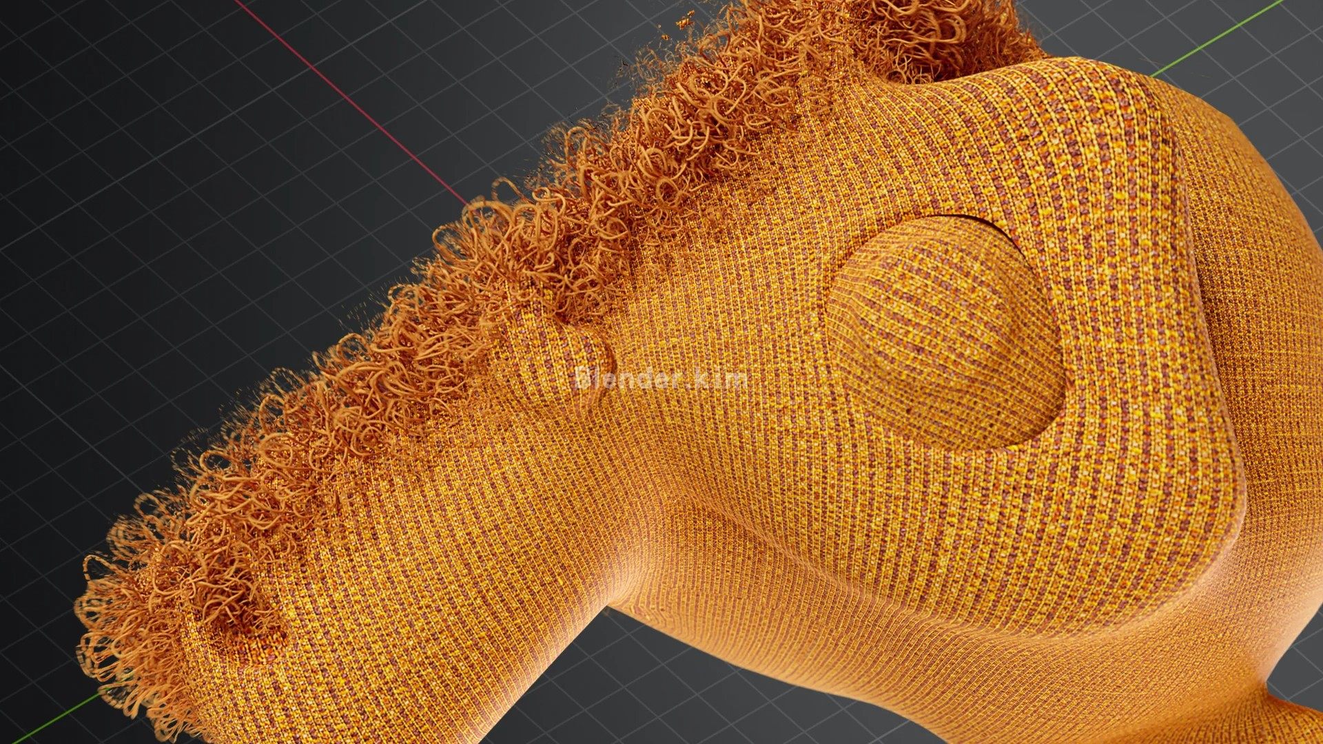 毛线编织预设 Geometry Nodes – Fabric – Blender预设-魔酷网