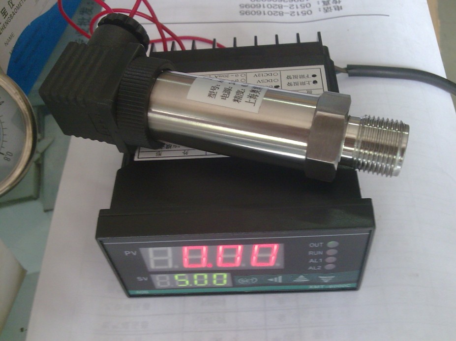 [USD 33.39] Intelligent digital display pressure gauge Pressure transmitter 4-20mA signal output ...