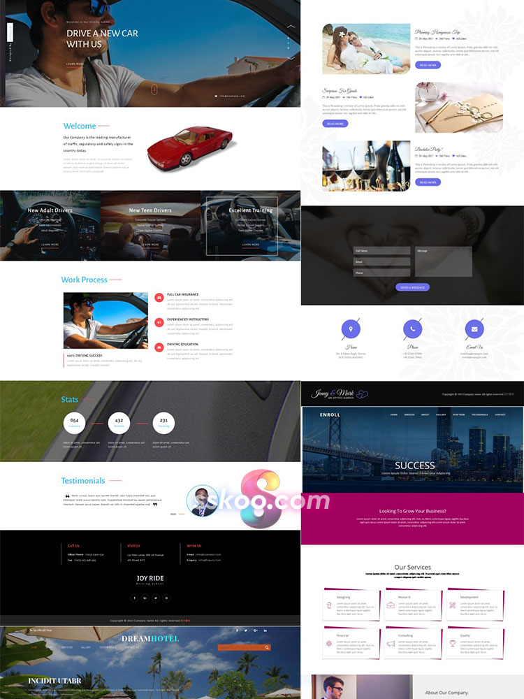 企业官网宣传产品网站网页web前端代码html Css Js整站code源代码 思酷素材设计素材分享平台