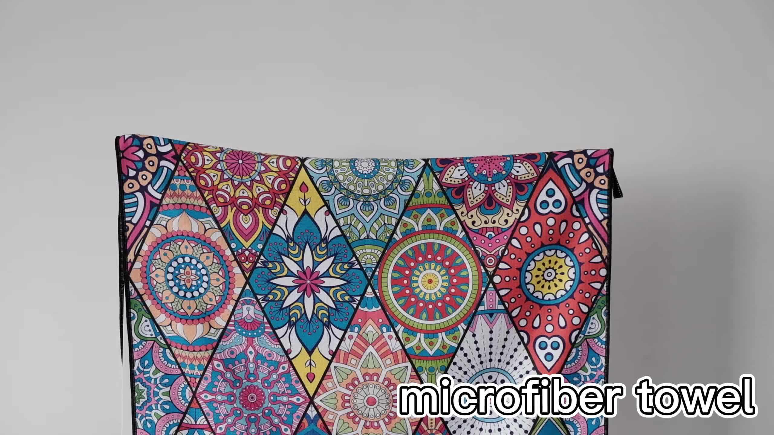 High Quality Microfiber Waffle Recycle Sand Free Microfiber Beach ...