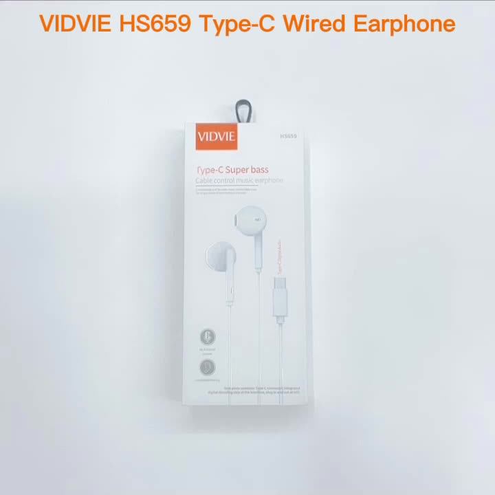 Vidvie Stereo Real Android Digital Usb Type C Handsfree Bass Mobile ...