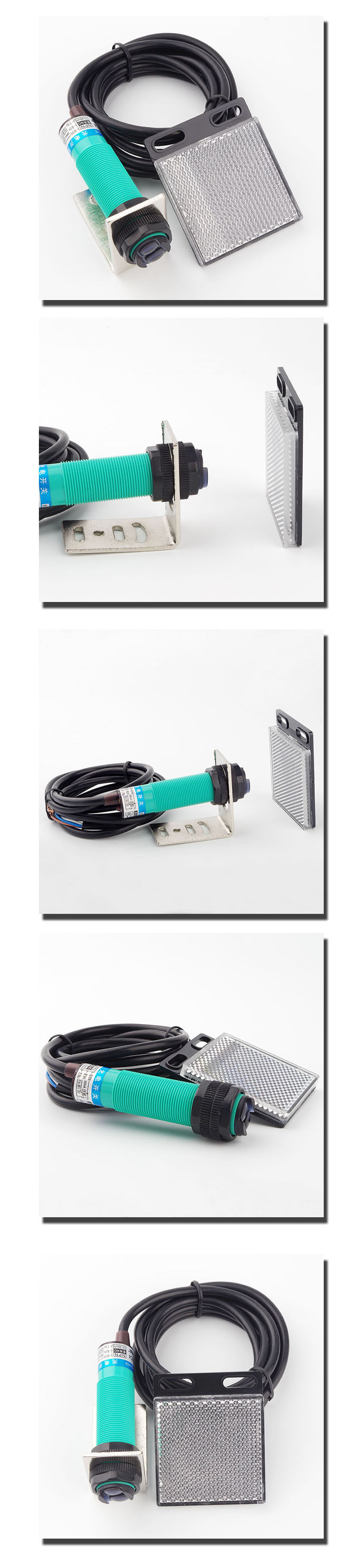 红外光电开关传感器镜面反馈反射型感应开关E3F-R2C1反光板NK-阿里巴巴