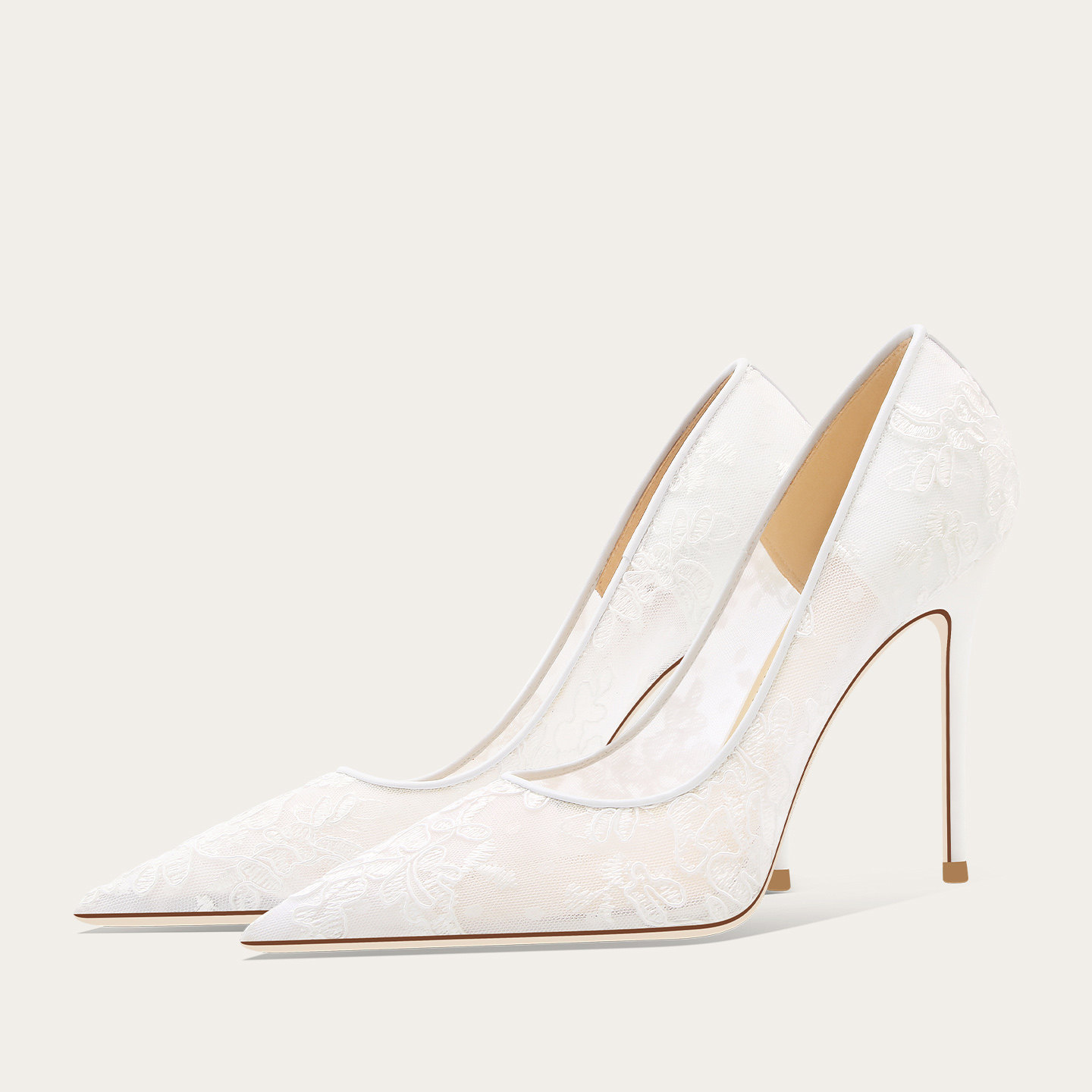 Floral embroidered mesh high heels: french chic at its finest – be the ...