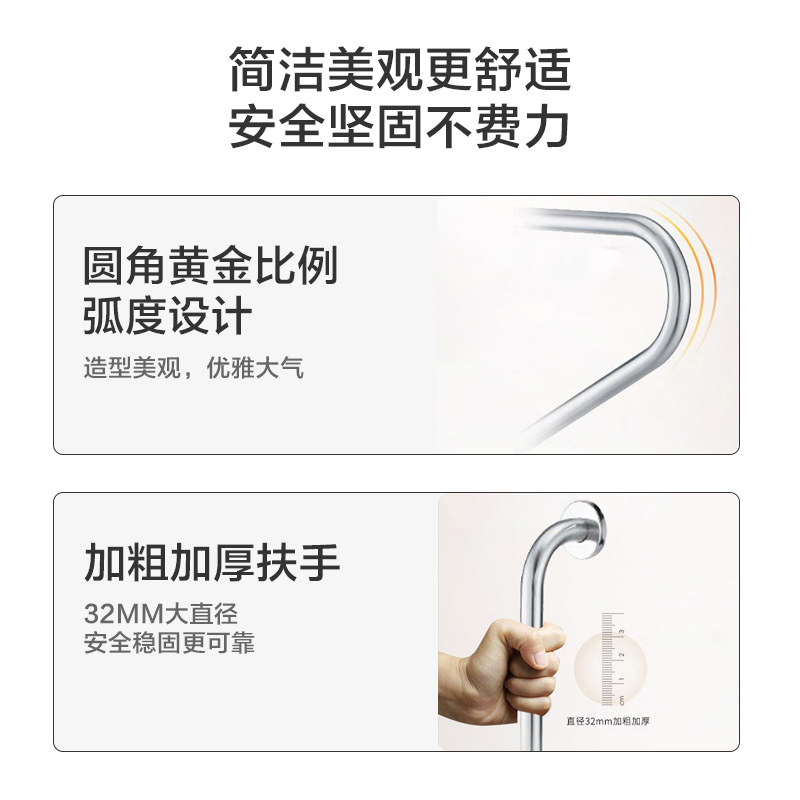 [USD 224.91] Kohler Bath Stainless Steel Safety Handrail Bathroom ...