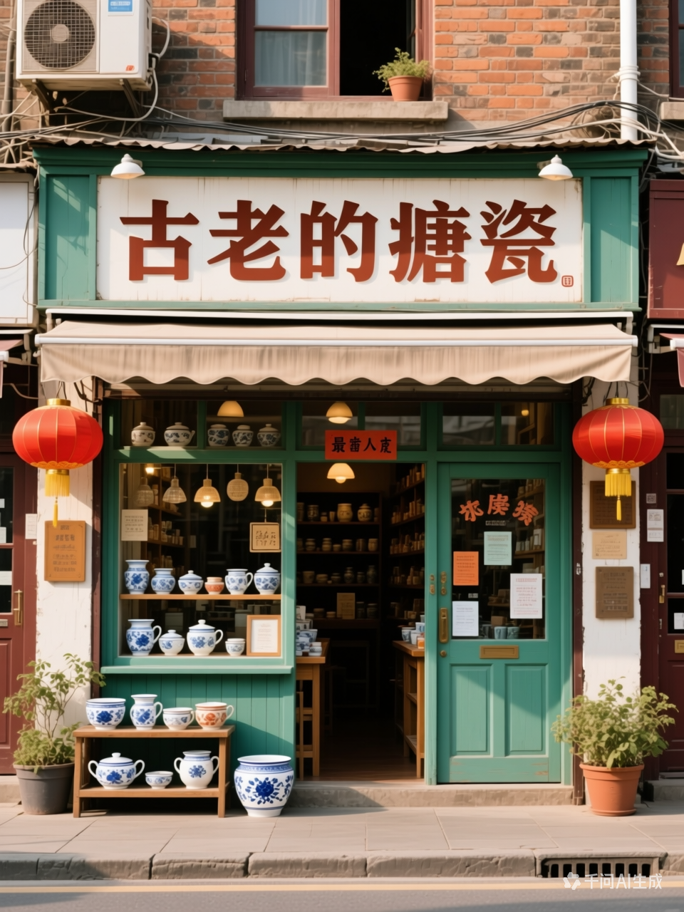 古老的搪瓷店