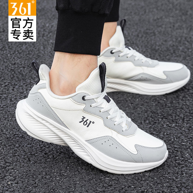 361 men's shoes sneakers in autumn and summer leather warm and light ...