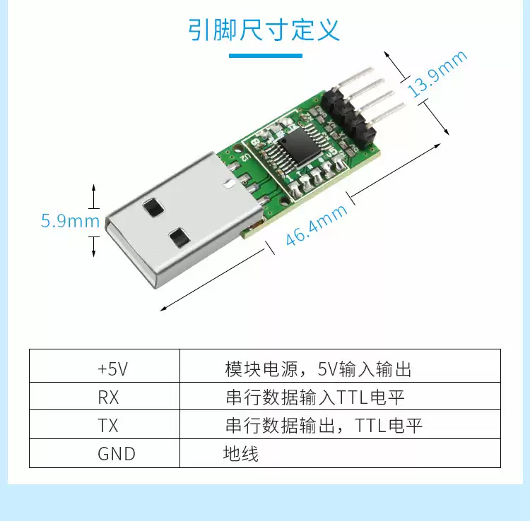 USB转串口模组CP2102多功能六合一串口转换模组 TTL485 CAN UART CH340
