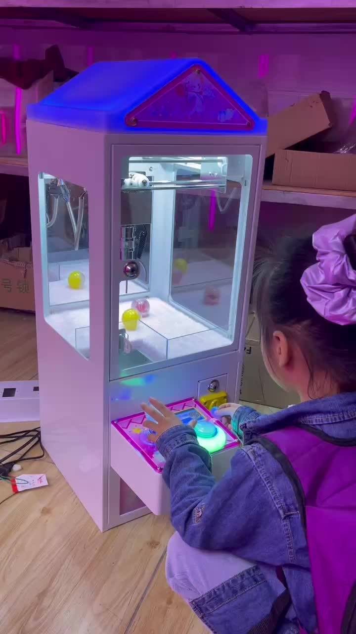 Luxury Kids Coin Operated Claw Crane Mini Toy Claw Crane Machine Indoor ...