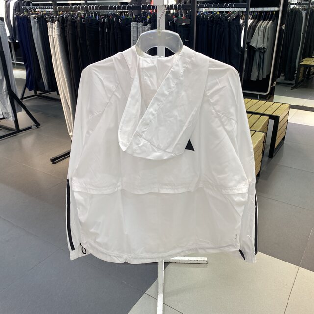 Adidas Jacket Women's Woven Hooded Casual Sports Fitness Jacket IS8042 ...