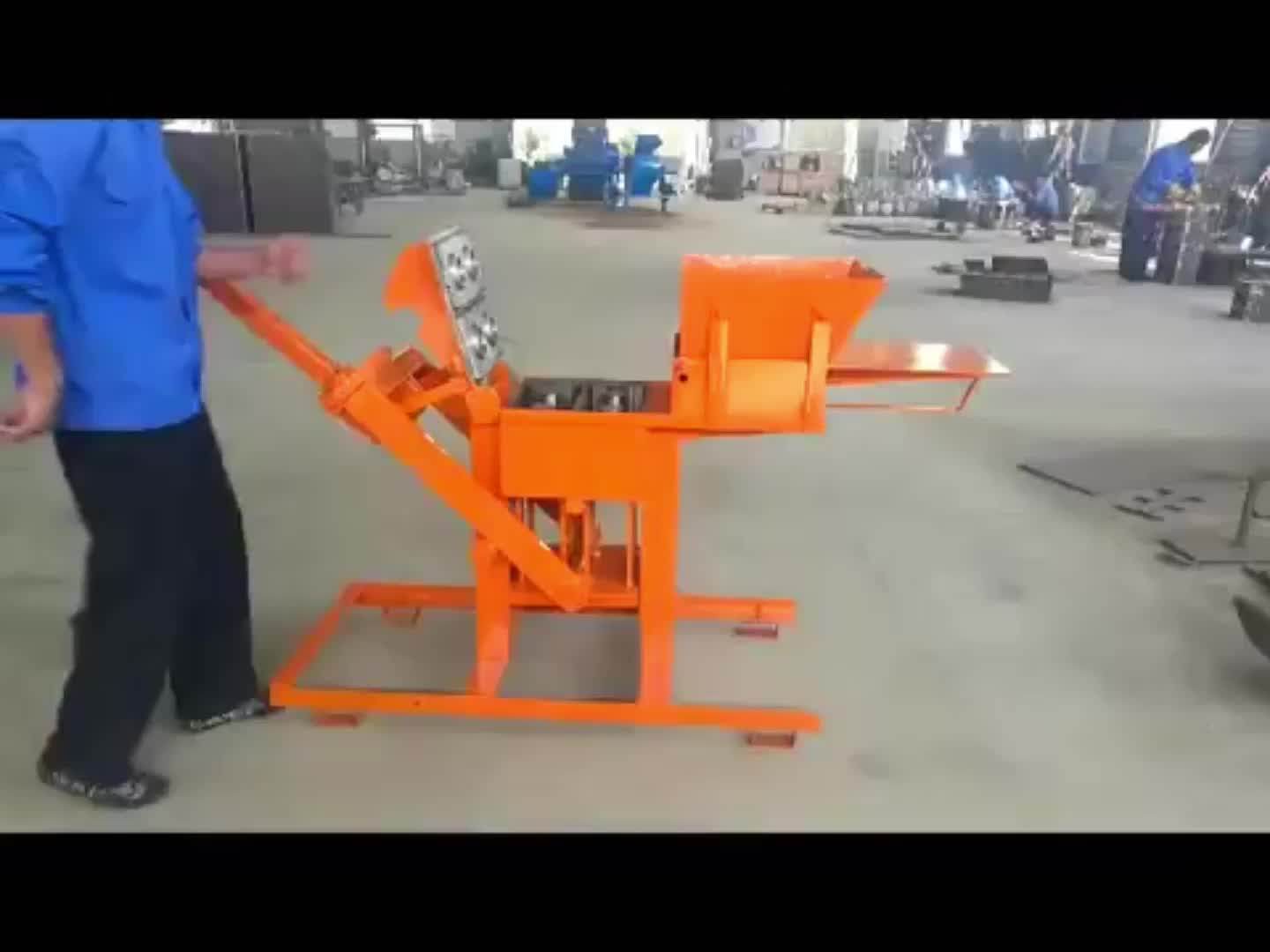 House Plans Small Mini Manual Hand Press Interlocking Soil Earth Brick ...