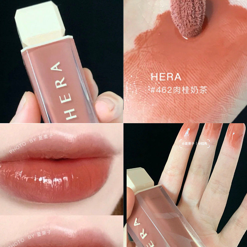 韩国hera赫妍赫拉唇釉422智妮Jennie462/435/499奶茶色口红蜜456_唇彩_淘宝美妆网
