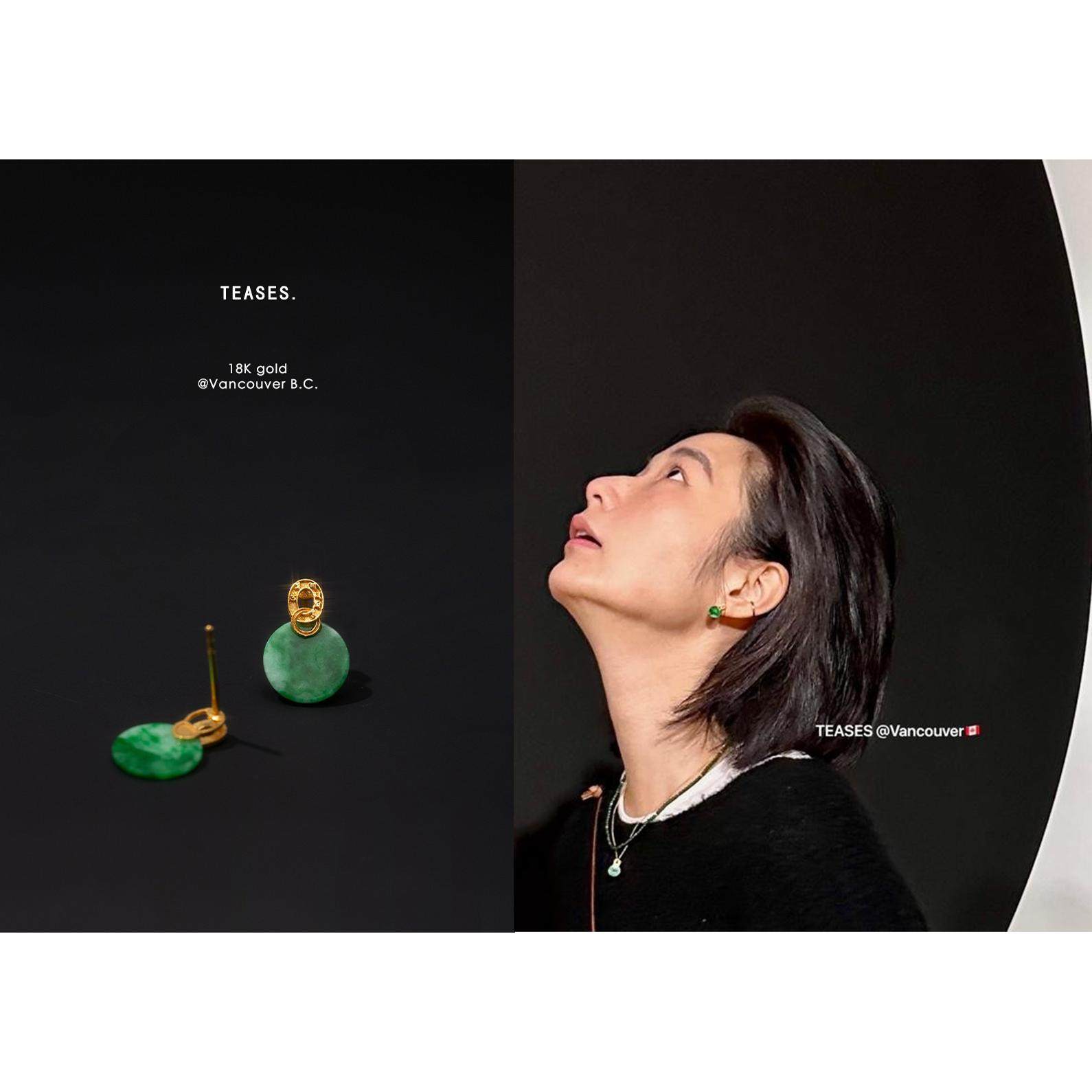 "a must-have for the 2025 new year! ruonai jewelry 18k gold inlaid jade ...