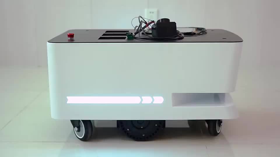 Delivery Service Wheel Wheeled Robot Base Plc Subway 50kg Single-line ...