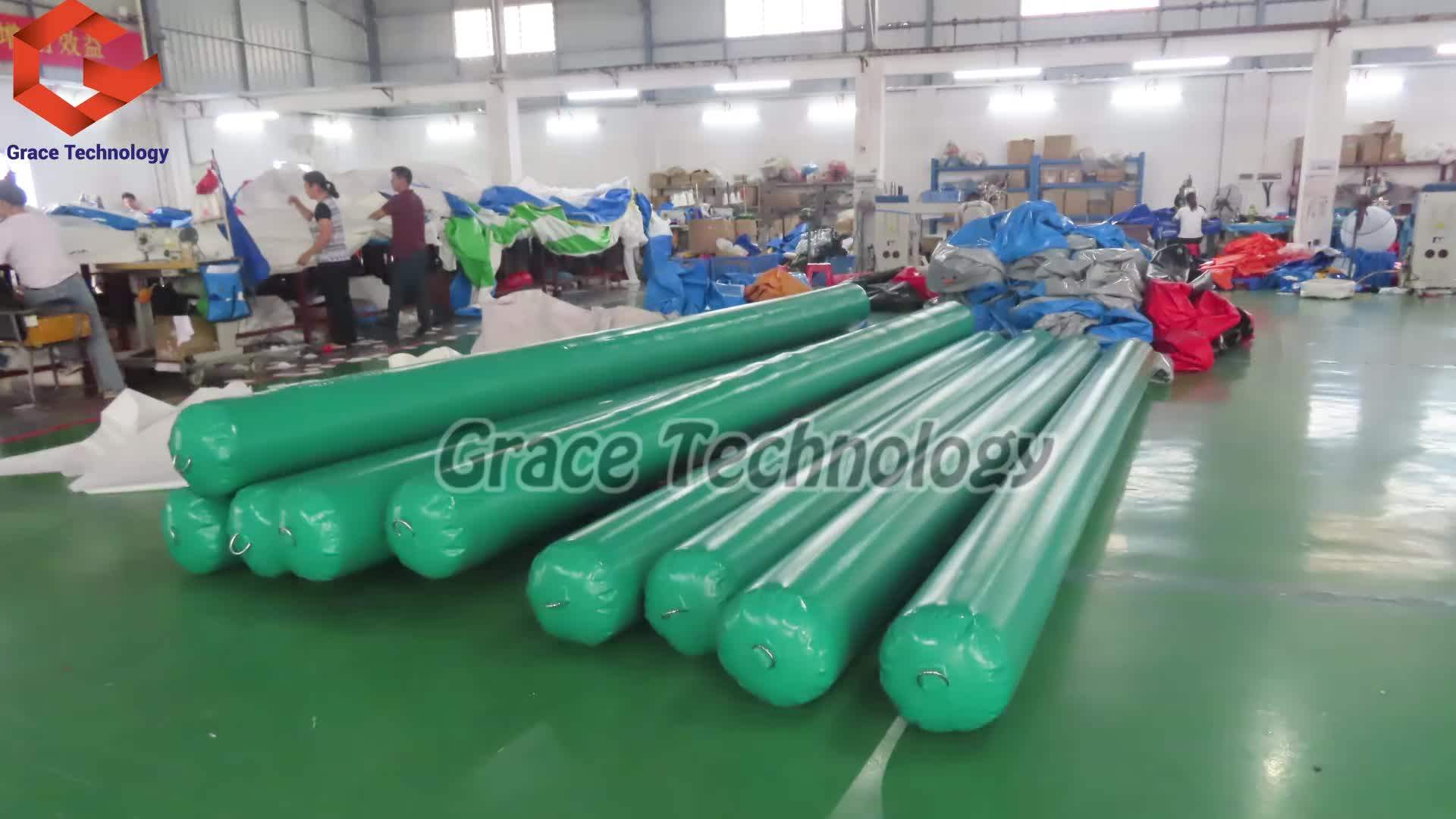 Custom Inflatable Cylinder Buoys Water Inflatable Barrier Tubes Swim ...