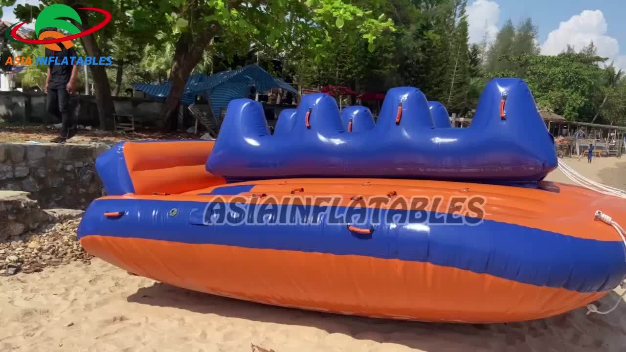 Inflatable Donut Boat Inflatable Water Towable Tube Ski Boat For 5 ...