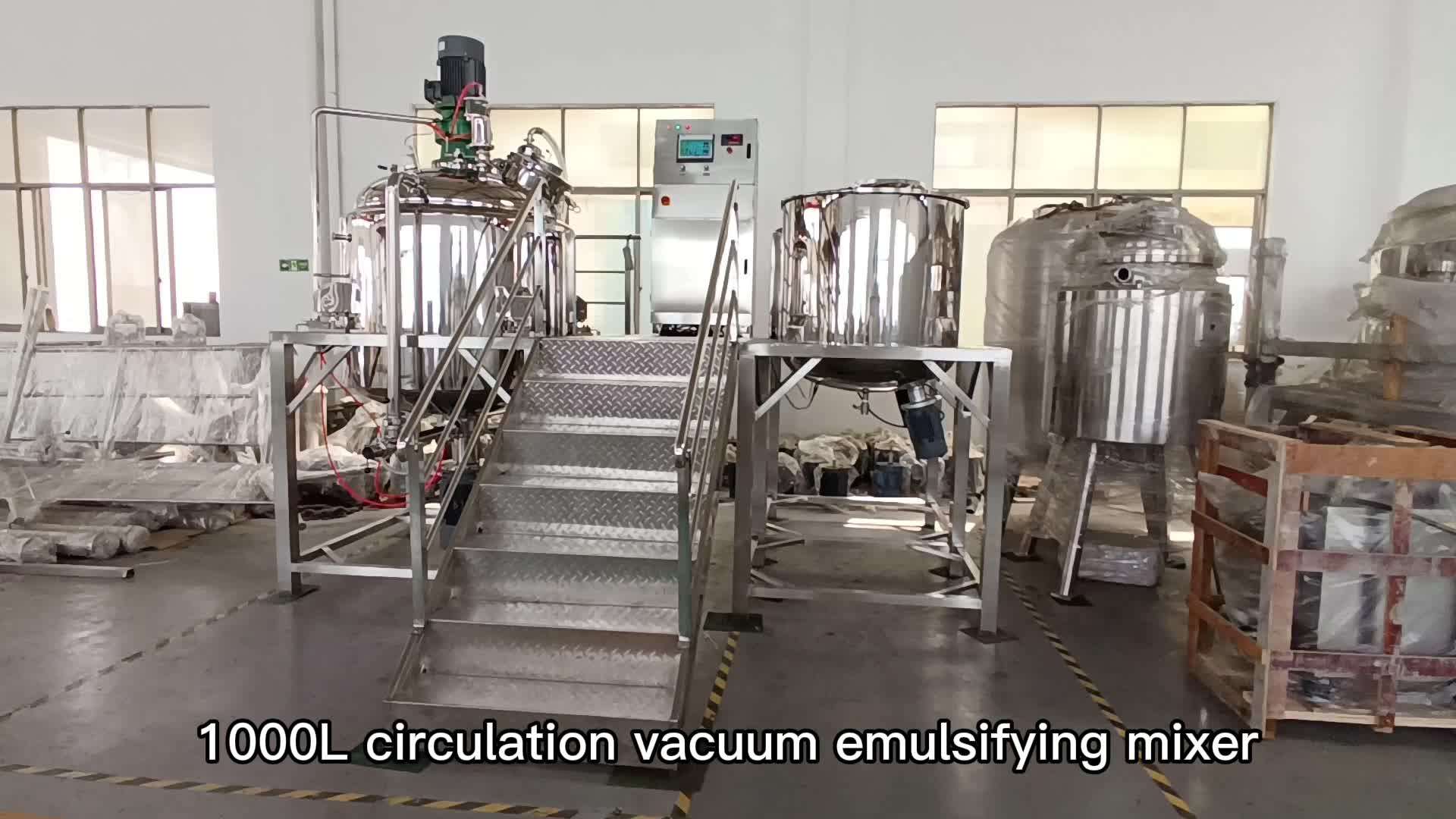 Vacuum Homogenizing Emulsifying Tank Mayonnaise Making Machines With ...