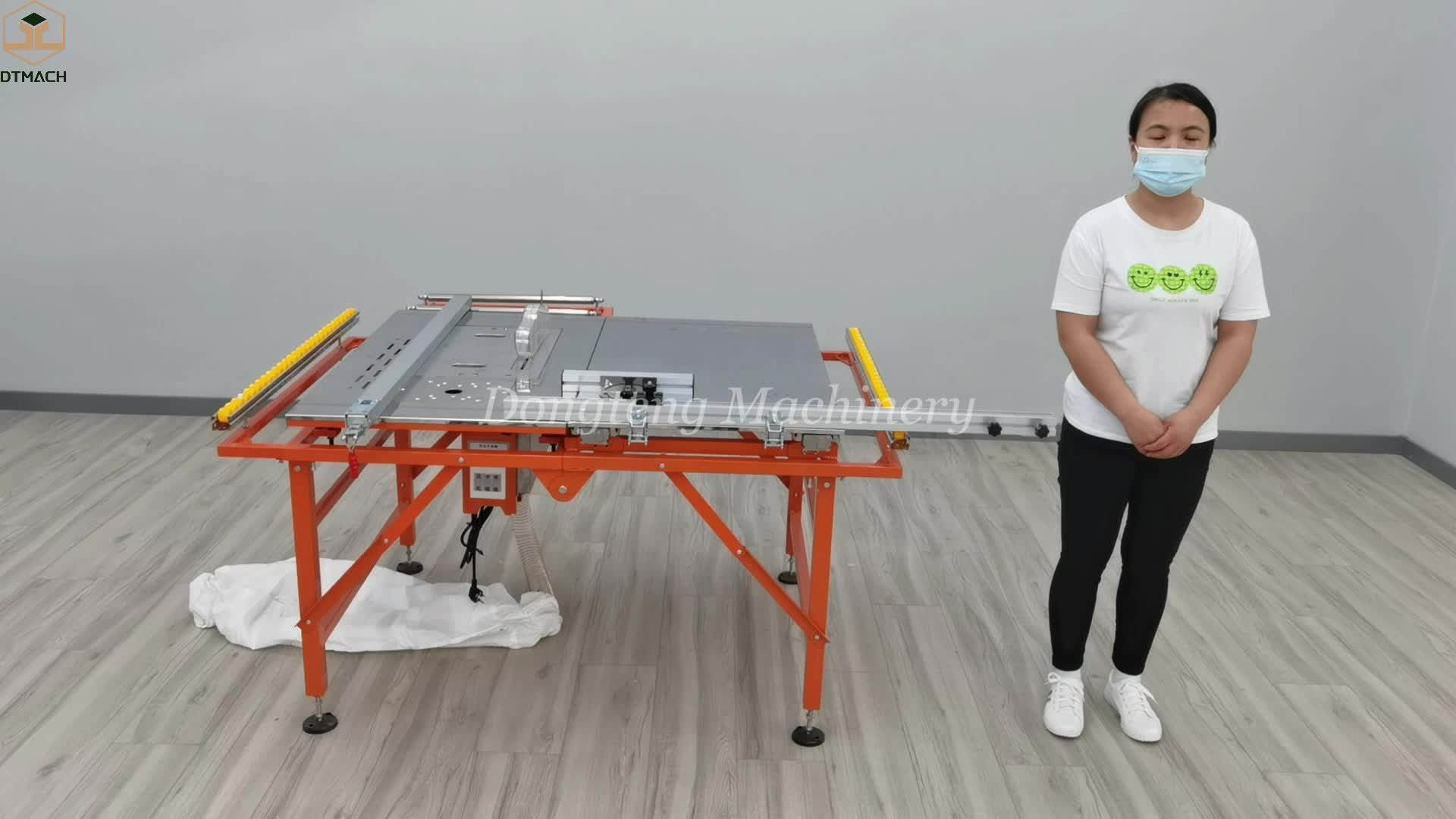 Dtmach High Precision Multifunction Wood Cutting Machine Sliding Table ...