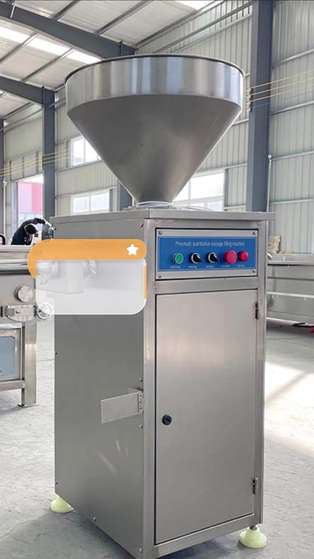 Pneumatic Automatic Pneumatiks Sausage Fill Funnel Filler Sausage ...