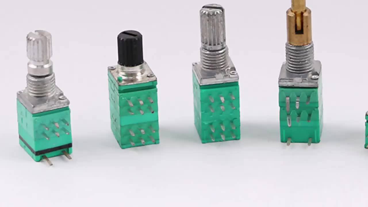 9mm Dual Concentric Shaft Rotary Potentiometer - Buy 9mm Dual ...