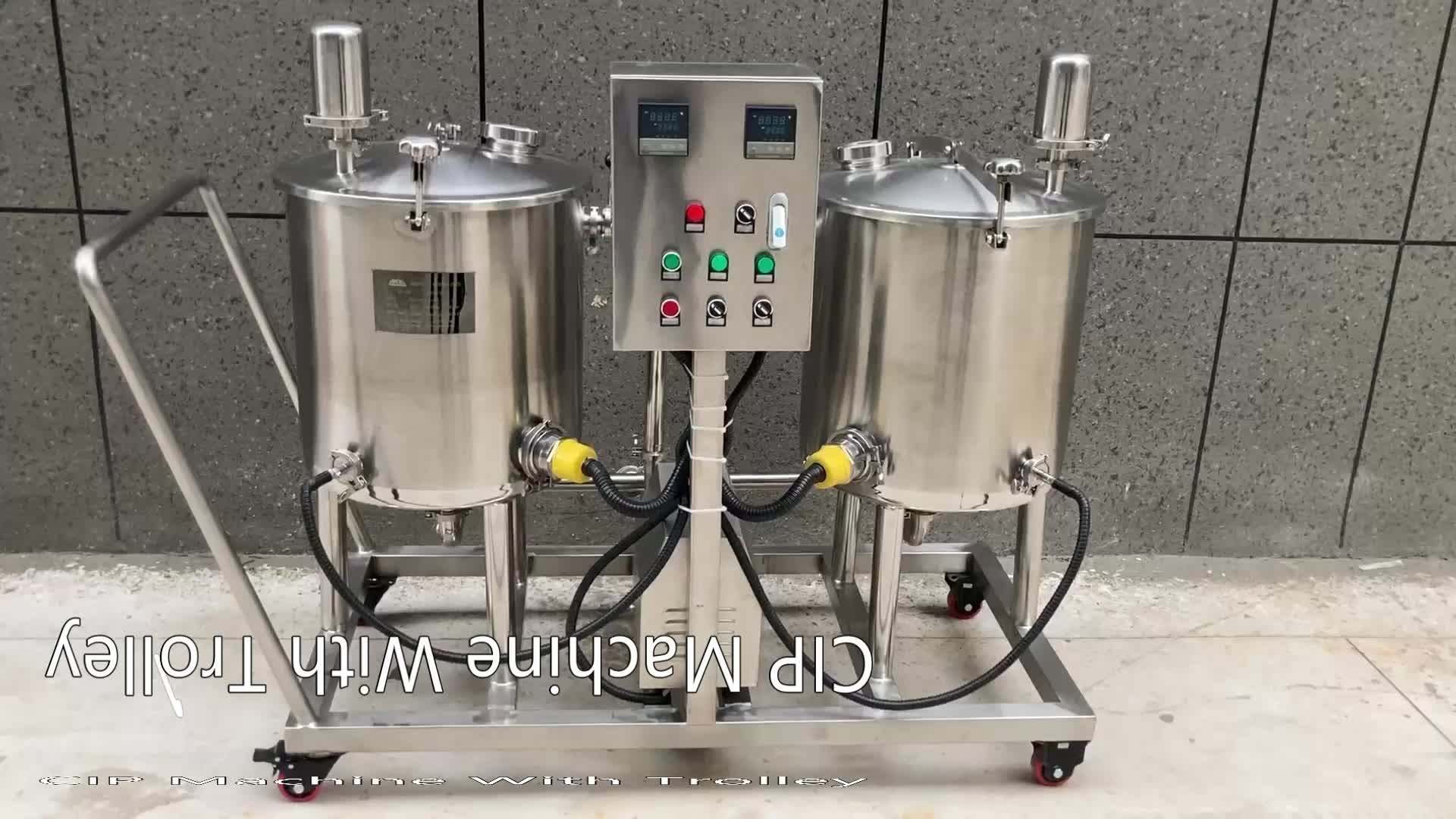 Automatic Stainless Steel Cip Cleaning Tank System And Cip Washing ...