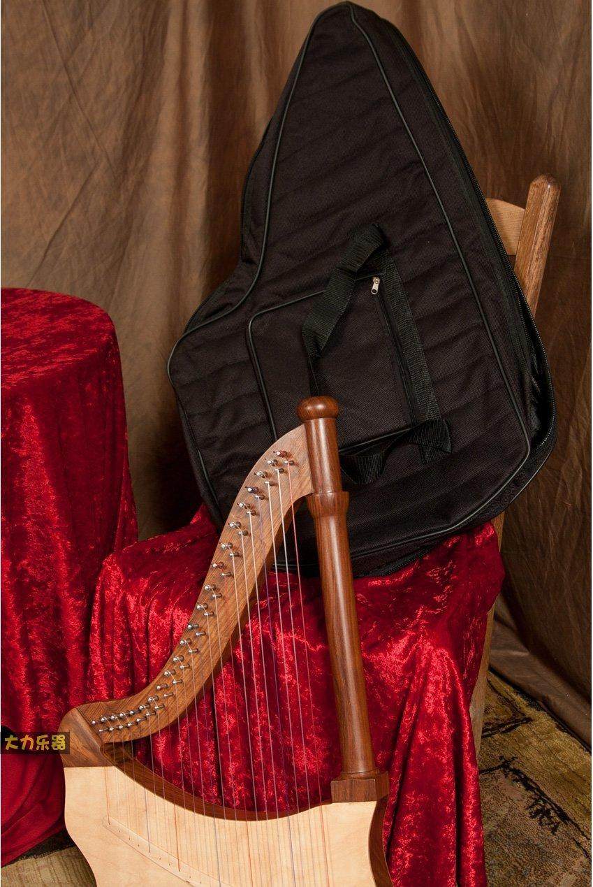 New King David 22-string mahogany lyre Irish little harp Celtic harp ...