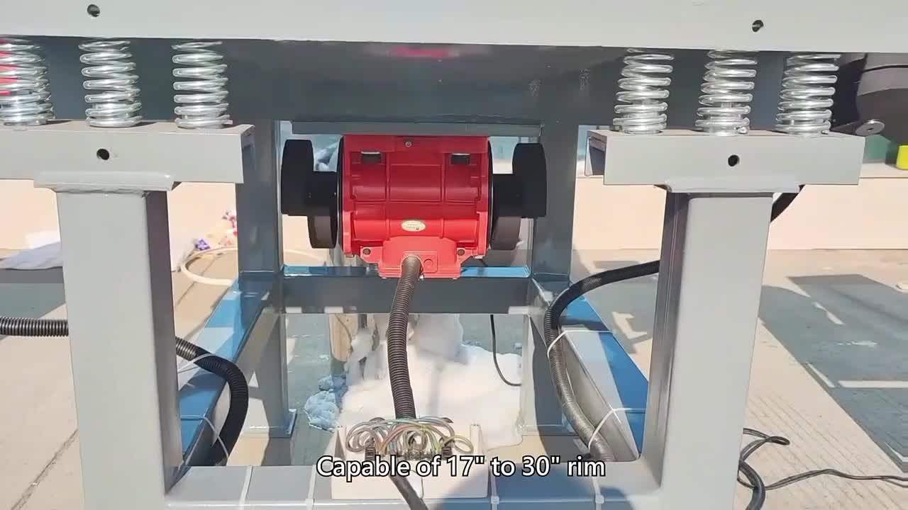 Vibro Polish Aluminium Alloy Truck Wheel Vibrating Deburring Buffing ...