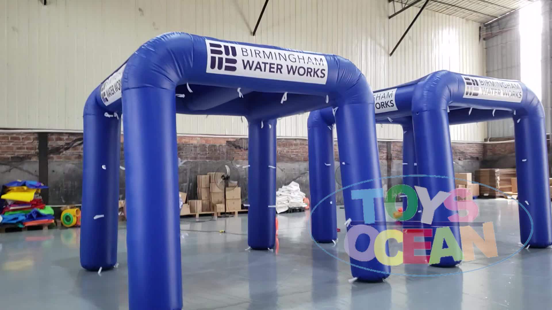 Mini Inflatable Car Wash Misting Tent With Logo Customized - Buy ...