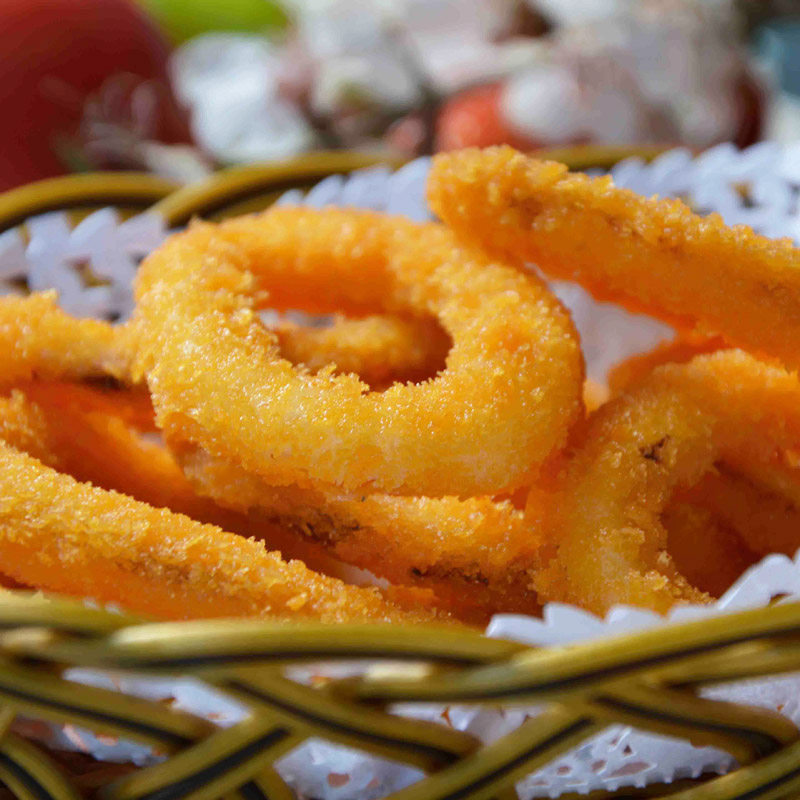 Squid ring 500g semi-finished hot pot Crispy spicy food Octopus ...