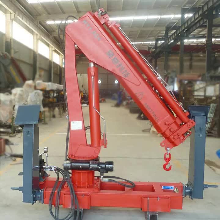1000kg Hydraulic Pickup Truck Mounted Crane - Buy 1 Ton Truck Mounted ...