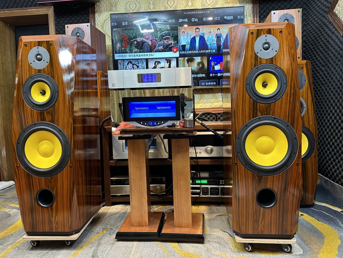 原裝惠威D10G + F 6 + Q 3落地音箱仿盟主款 臺山永恆音響