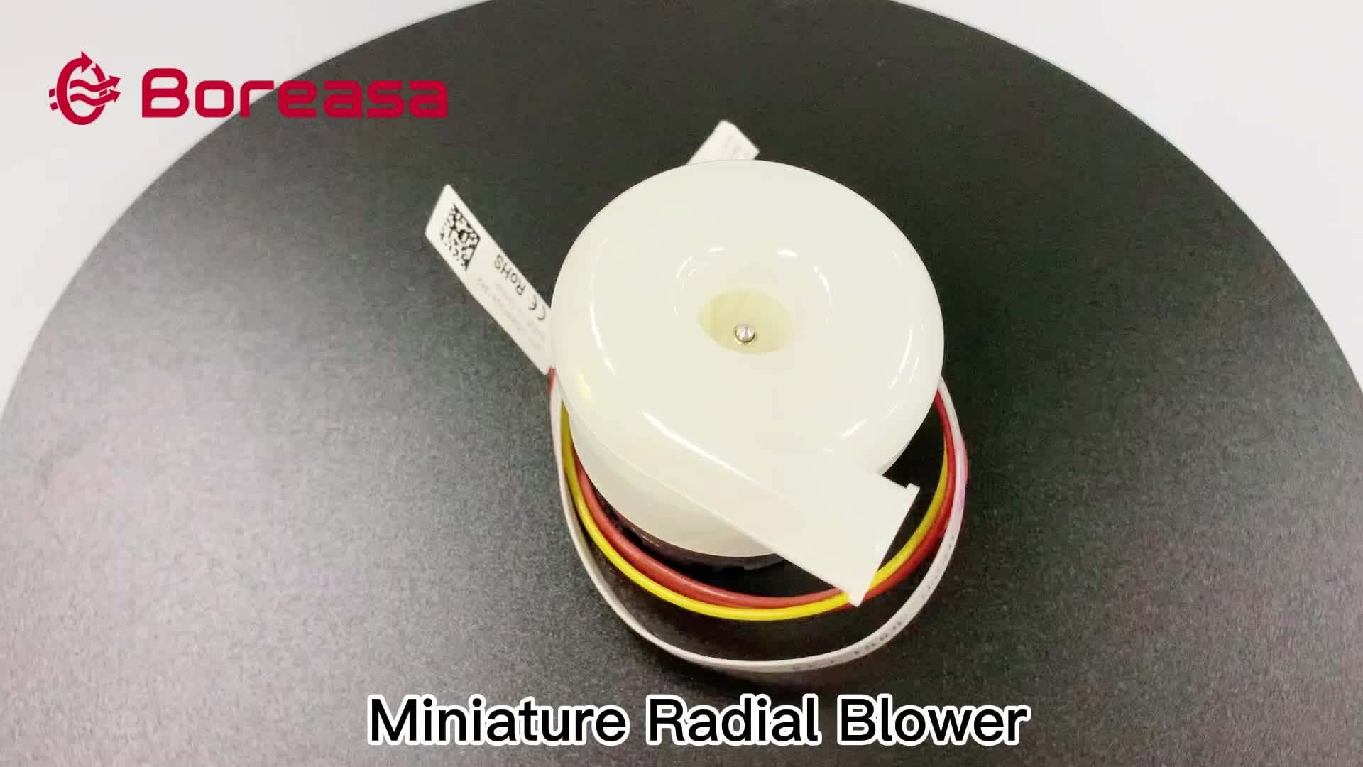 High Pressure Blower Low Noise 24v Small Centrifugal Miniature Radial ...