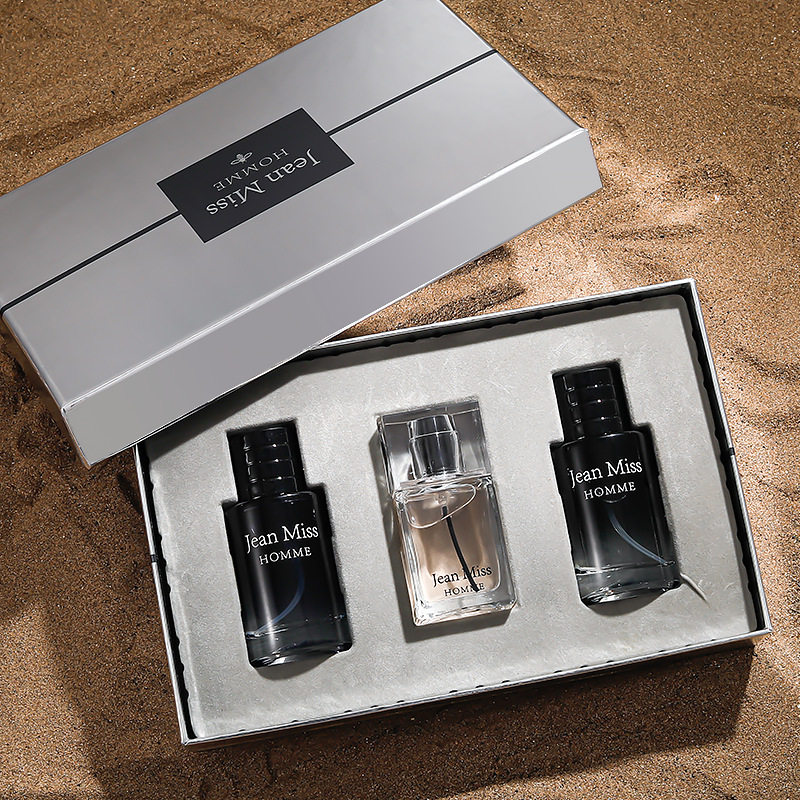 Men's perfume three-piece set: fresh wilderness ocean fragrance 🌊 🔥