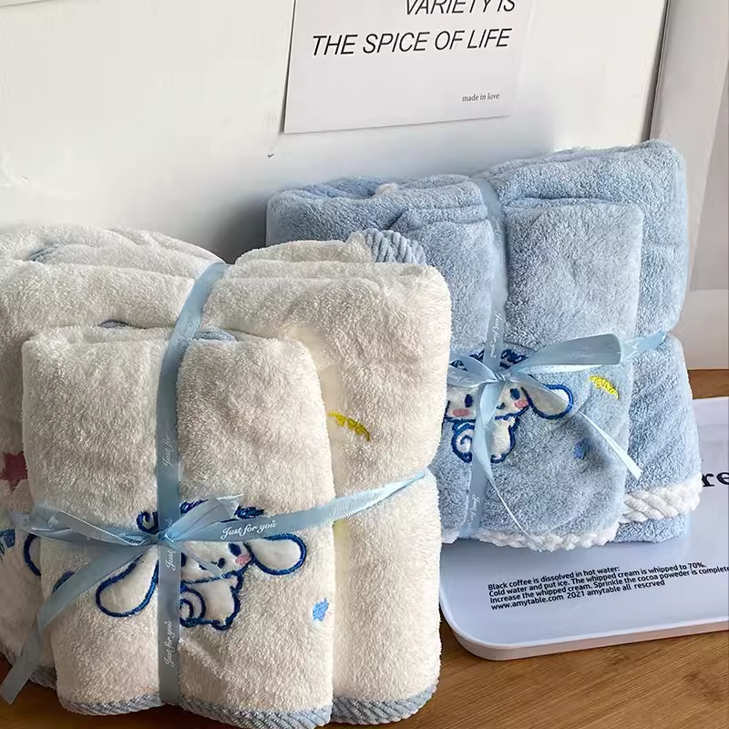 Soft coral fleece facial tissue set (2-pack): a must-have for baby bath ...