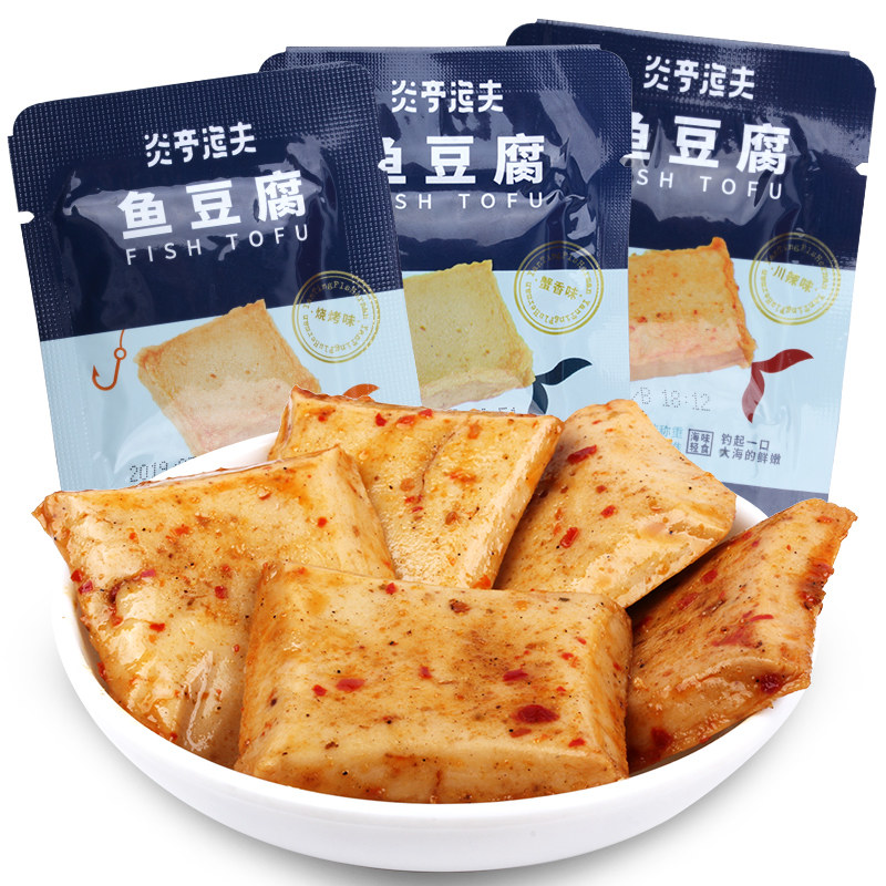 Inflammatory Pavilion Fisherman Fish Tofu 500g Chuan Spicy Crab Spiced ...
