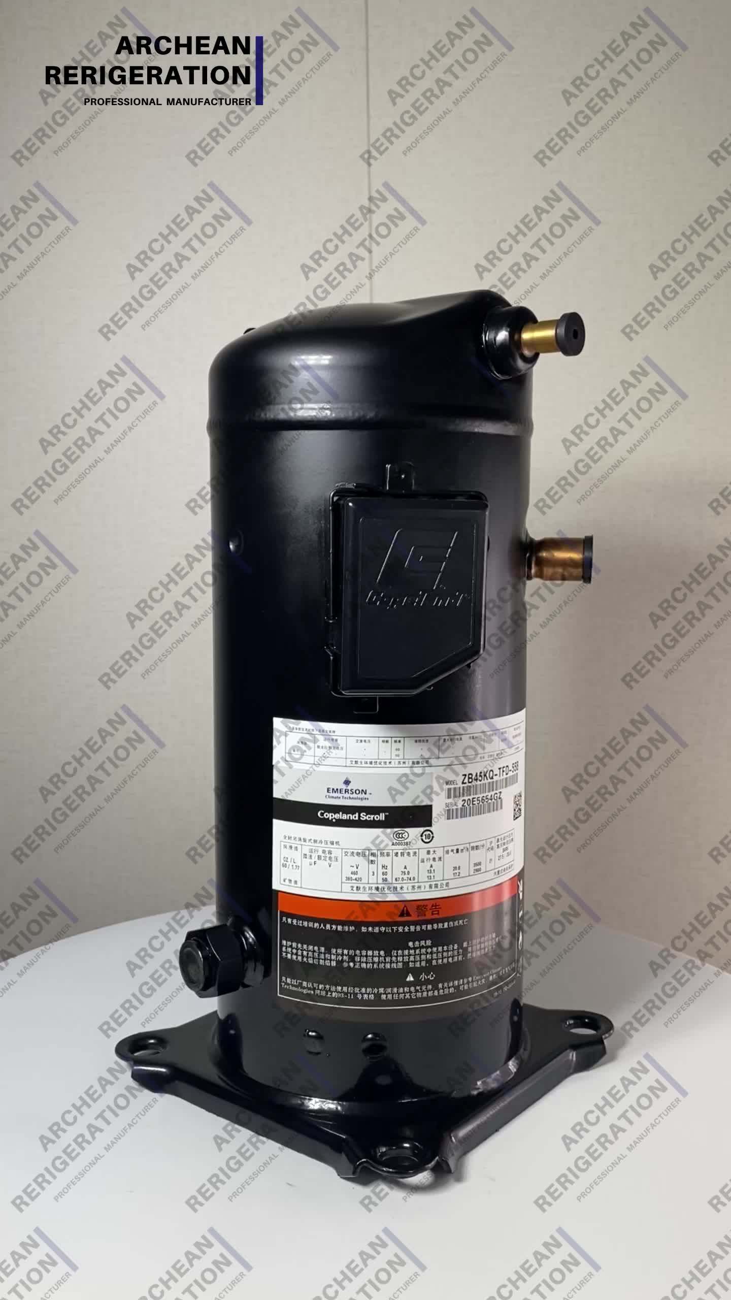 Copeland Scroll Air Conditioner Compressor For Refrigeration 10 Hp ...