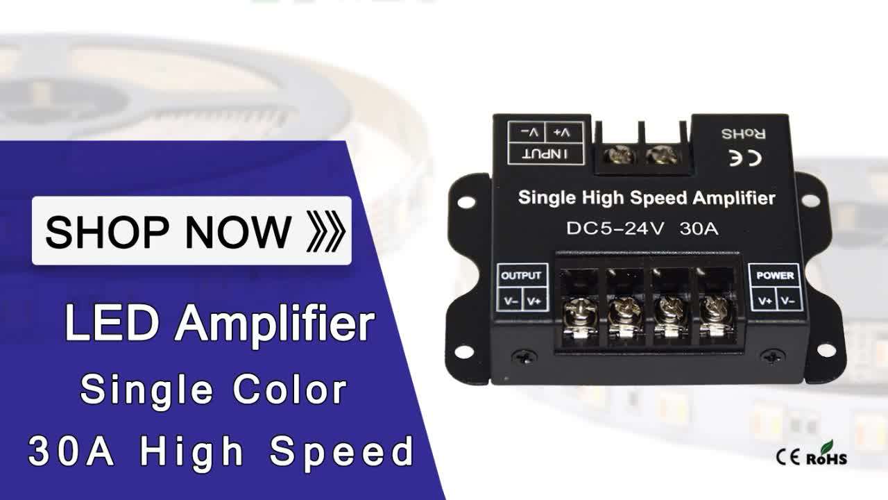 30a High Power Single Amplifier Dc5-24v 1-channel Pwm Dimming Signal ...
