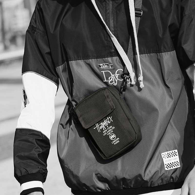 ins super hot tide brand street trend cross-body small bag shoulder bag ...