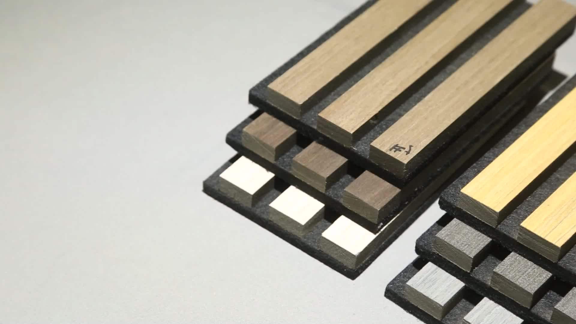 Mumu Modern Acoustic Anti Sound Absorption Proofing Wooden Design Wood ...