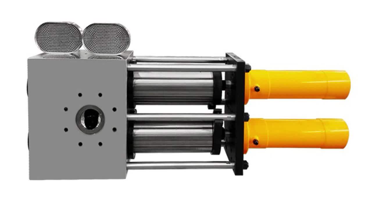 Continuous Hydraulic Single Piston Screen Changer For Pp Melt Blown ...