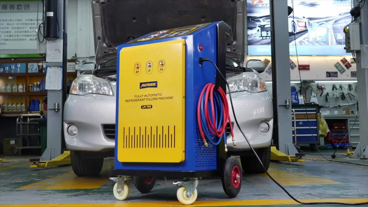 Autoool Single System R600a R32 R406a R410a R407c R134a Recycle ...