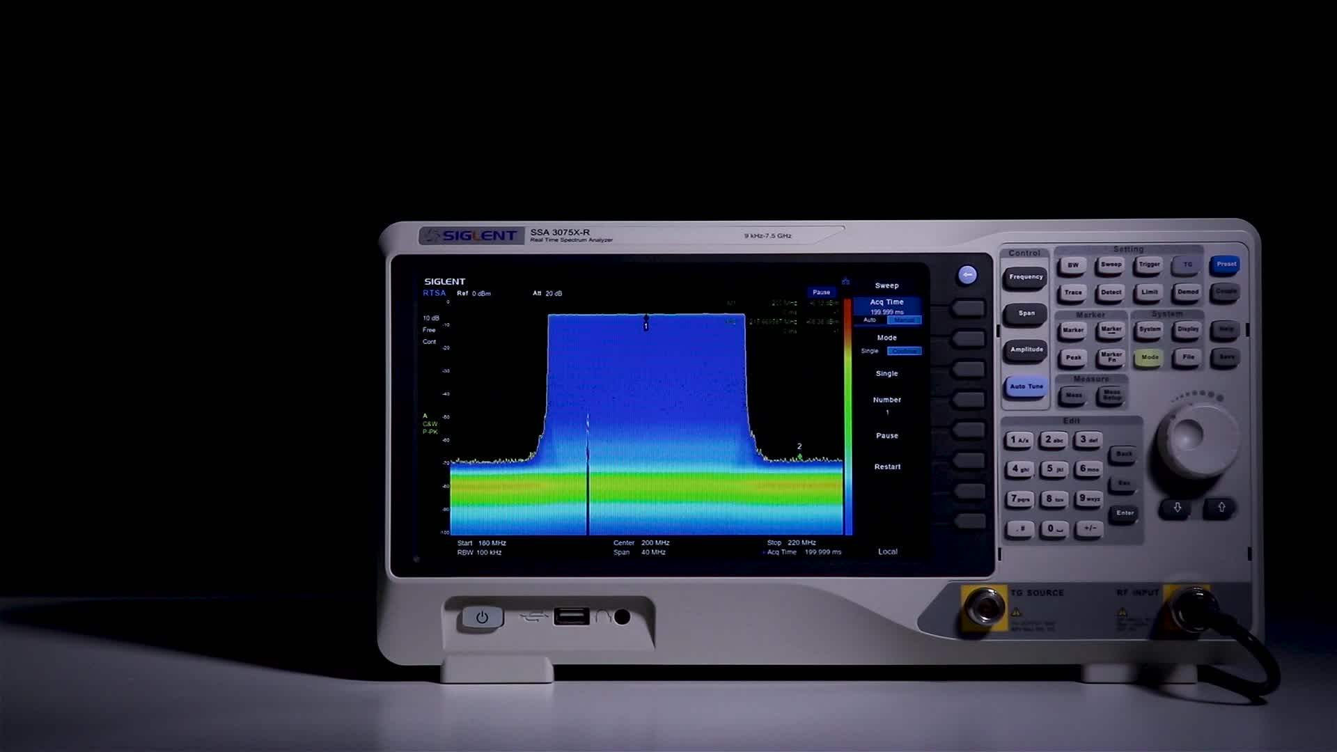 Siglent Ssa3000x-r Real-time Spectrum Analyzers - Buy Siglent Ssa3000x ...