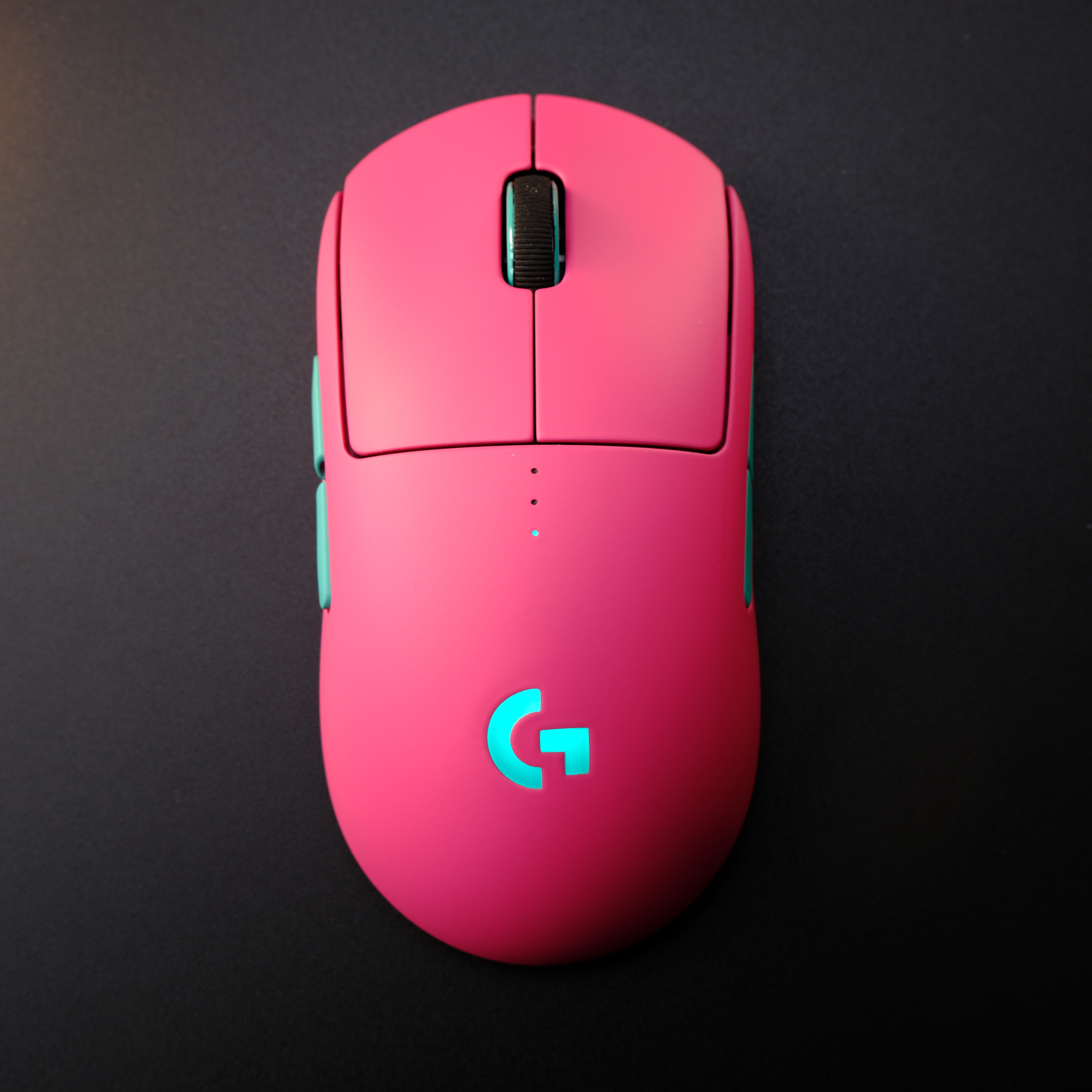 Mouse spray paint change color DIY customized white pink GPW ...