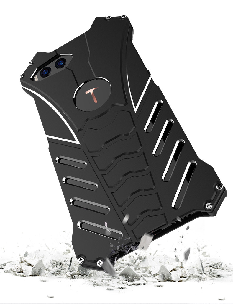 R-Just Batman Shockproof Aluminum Shell Metal Case with Custom Bataran ...