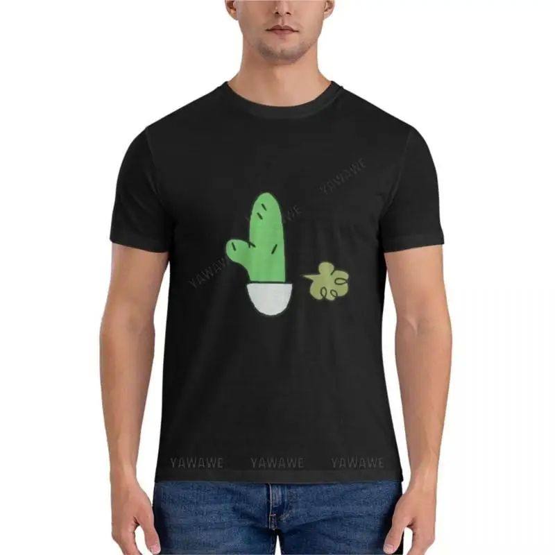 men cotton tshirt Clarence Farting Cactus Essential T-Shirt
