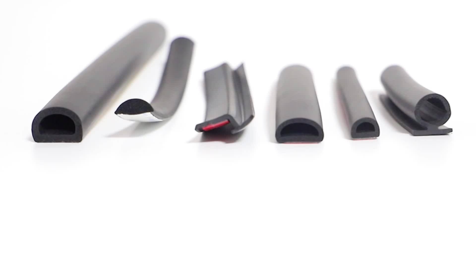 U Shaped Soft Rubber Foam Sponge Profile Seal - Buy Rubber Sponge ...