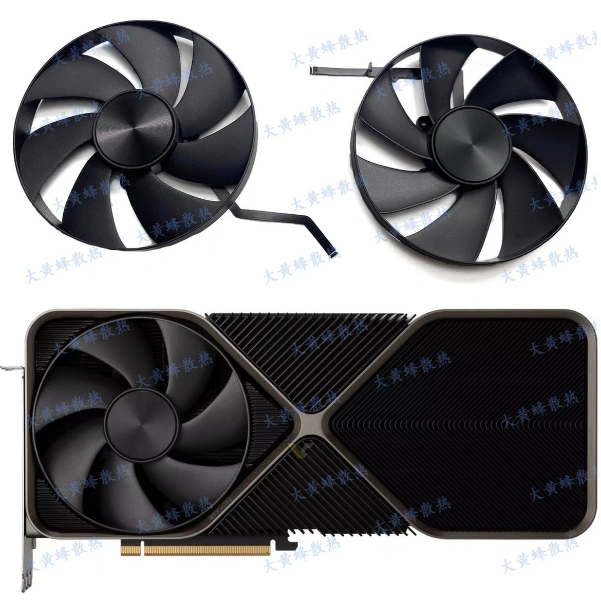 英偉達（NVIDIA）RTX4080 4090公版顯卡風扇AD4A31K04/-AD4A31K05