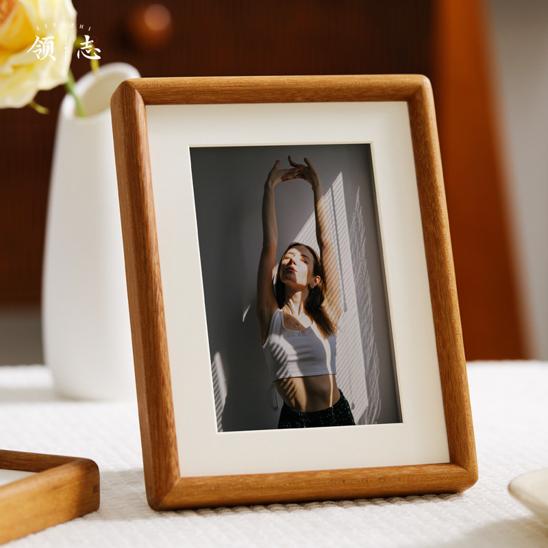 🌟 Solid wood photo frame with mortise and tenon craftsmanship, a4 ...