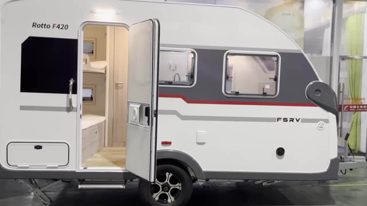 2022 Dernière Caravane Camping-car Petite Remorque Mini Caravane Moteur ...
